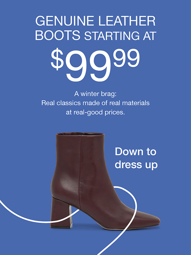 Starting at $99.99: leather boots - dsw Newsletter | BrandsNinja ...